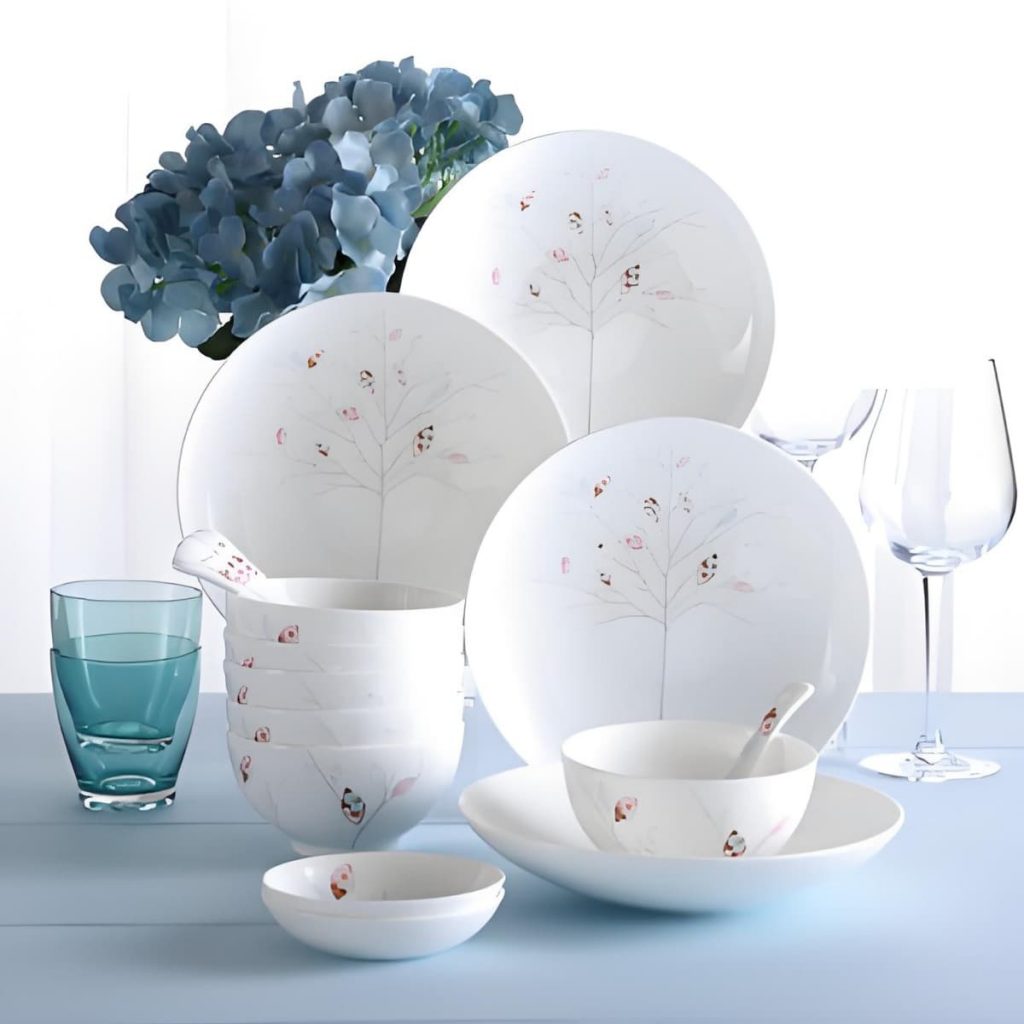 Korean porcelain dinnerware set - OXCERAMICS
