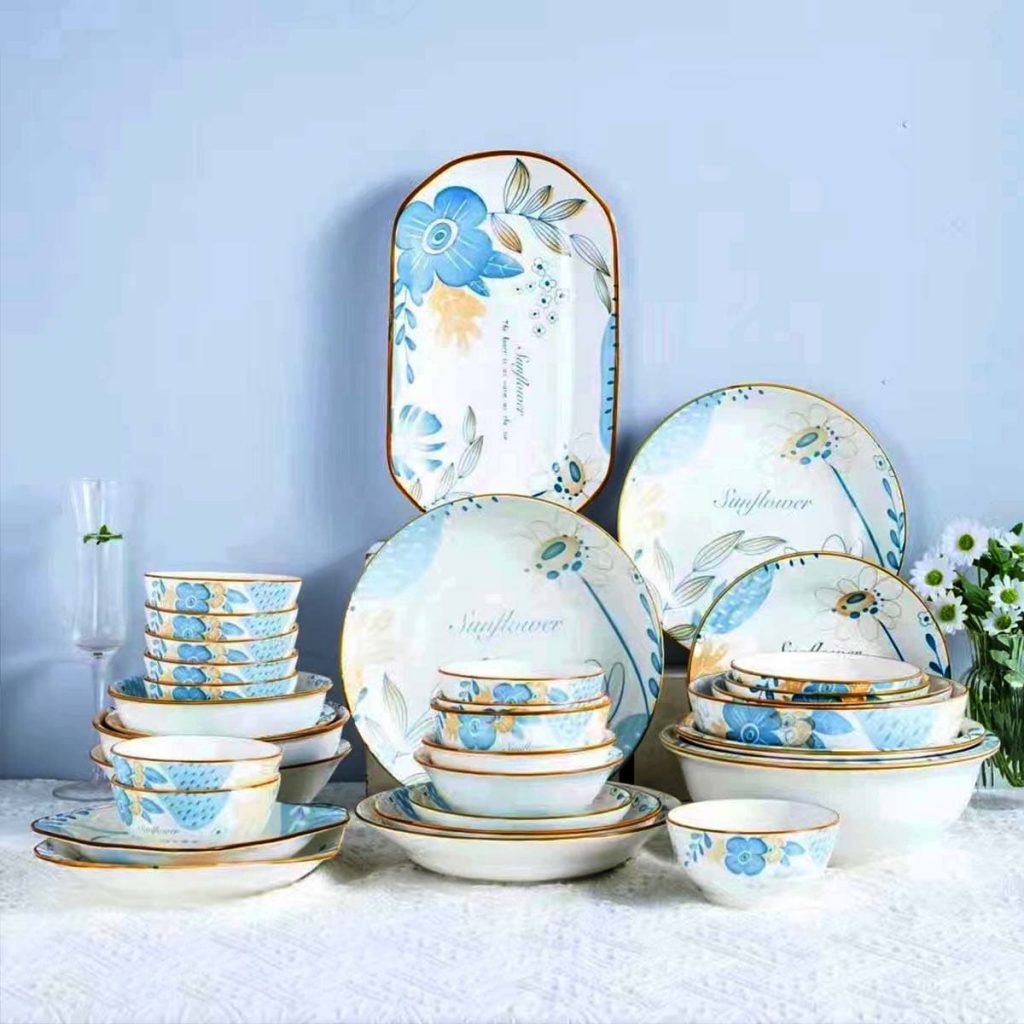 Summer Blossom Dinnerware Set - OXCERAMICS